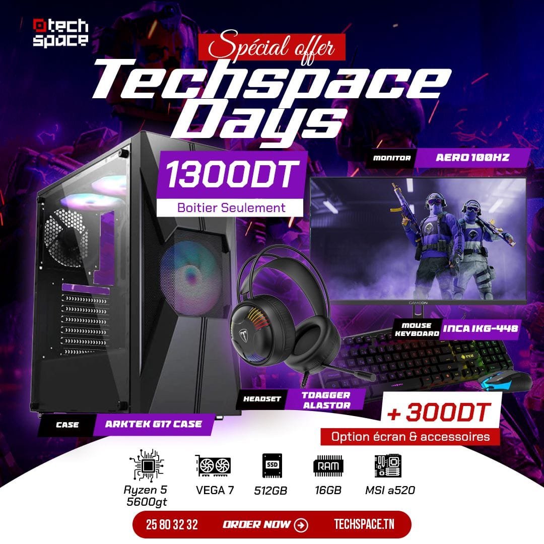 Full Setup – Techspace Days Edition | Ryzen 5 5600GT | Vega 7 | 16GB DDR4 | 512GB SSD - Tech ...