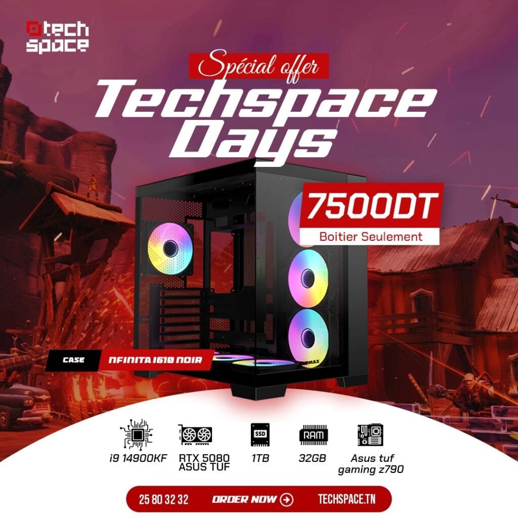 Full Setup – Techspace Days Edition | Ryzen 5 5800x | RTX 5070 Trio OC | 16GB DDR4 | 500GB SSD ...
